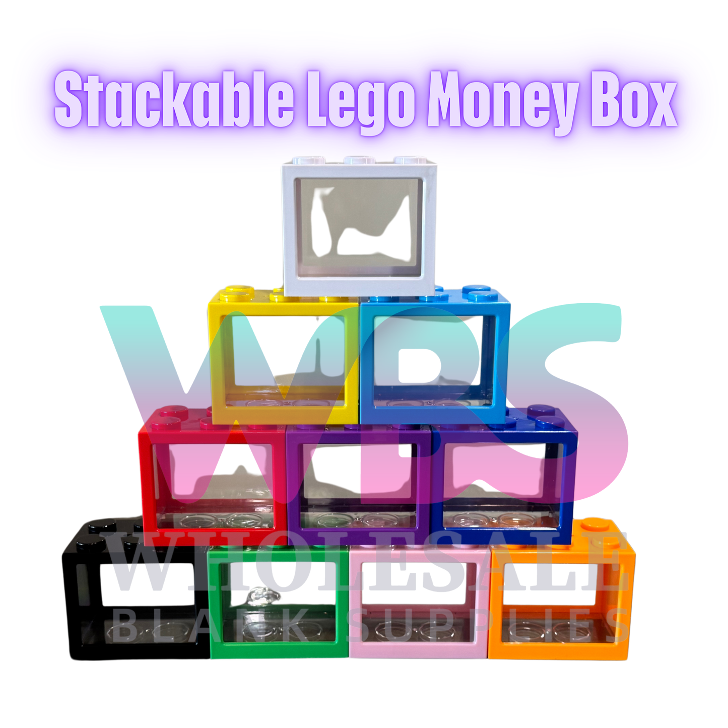 Stackable Block Money Boxes – Wholesale Blank Supplies