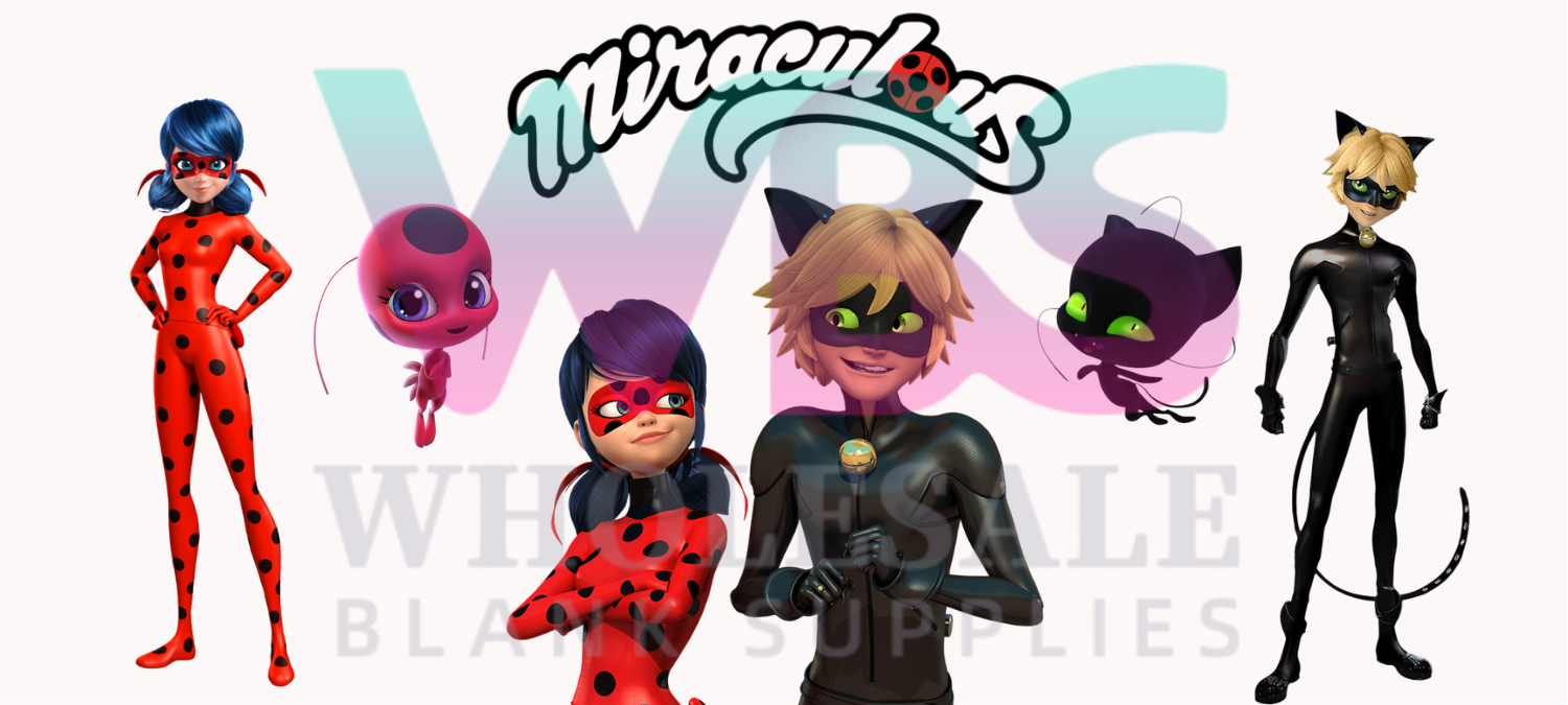 16oz UV DTF Libbey Wrap miraculous ladybug bug #93 – Wholesale Blank ...