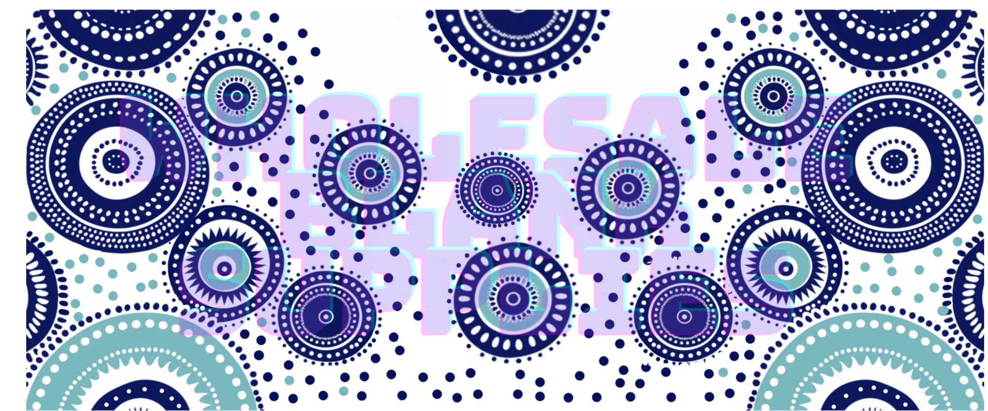 16oz UV DTF Libbey Wrap Aboriginal Indigenous Dot Art Work Painting Bl ...