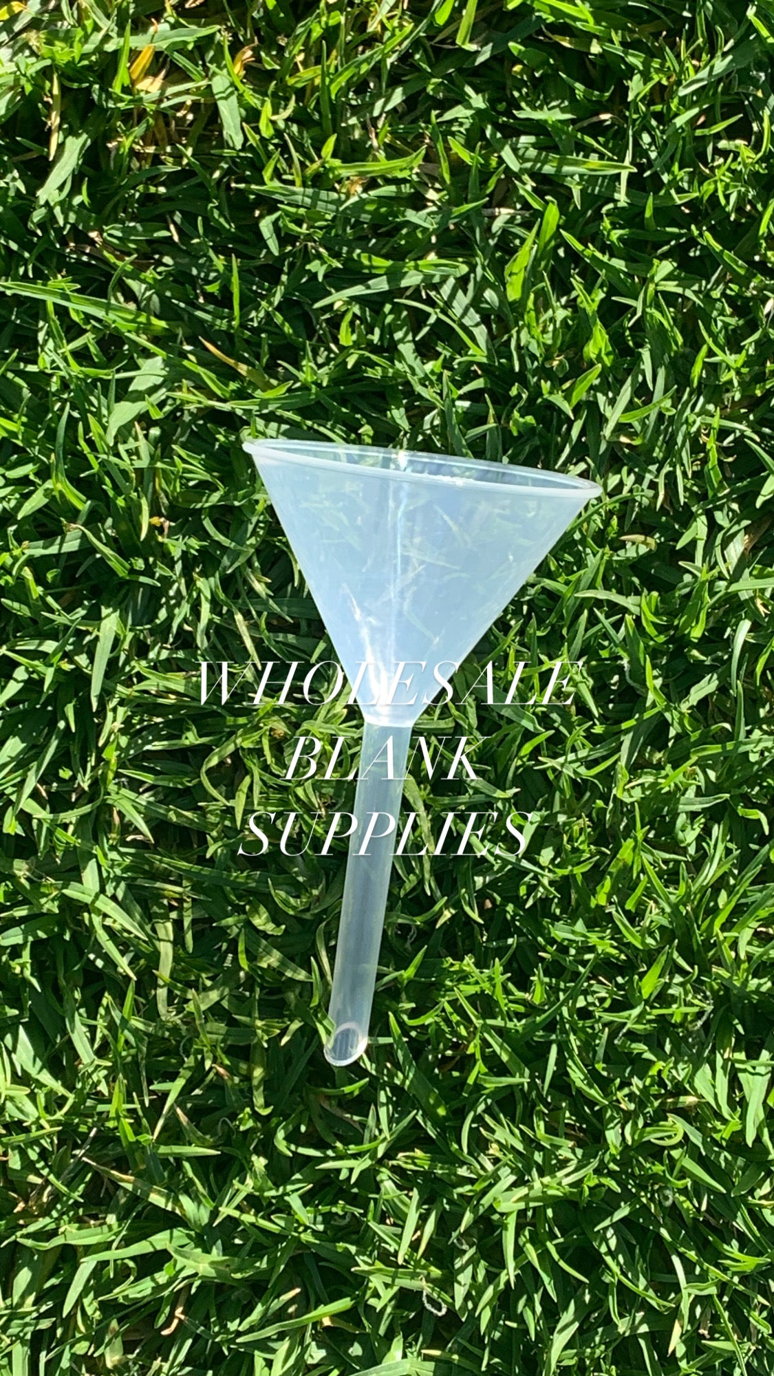 Funnel | Large long Stem – Wholesale Blank Supplies