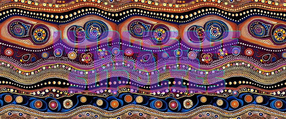 16oz UV DTF Libbey Wrap Aboriginal Indigenous River Steams #A208 ...